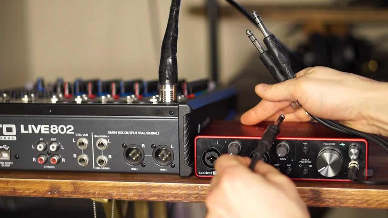 How Do I Connect A Guitar Preamp To A Mixer?